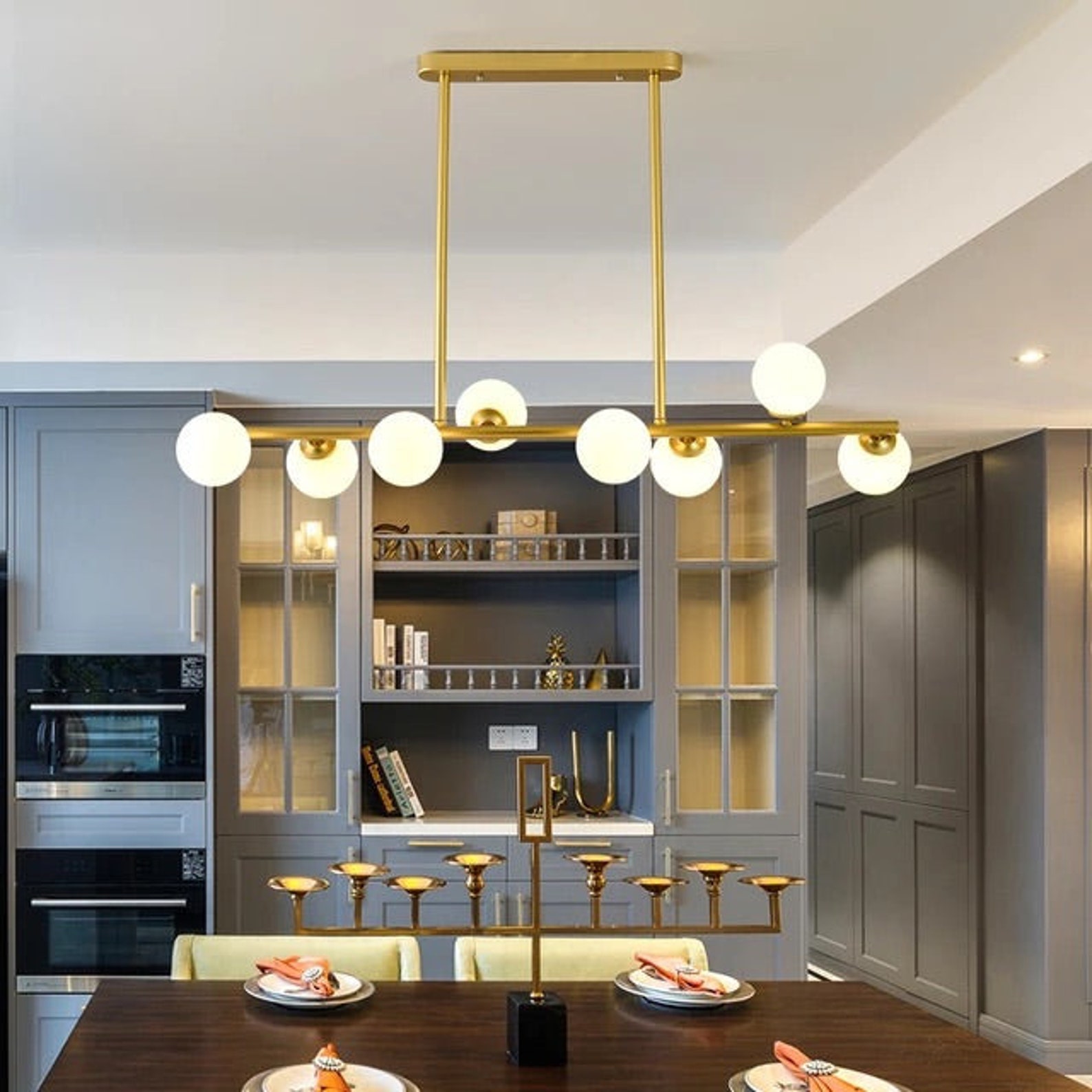 The Illuminator Mike White Glass Bubble Chandelier,moon Chandelier ...