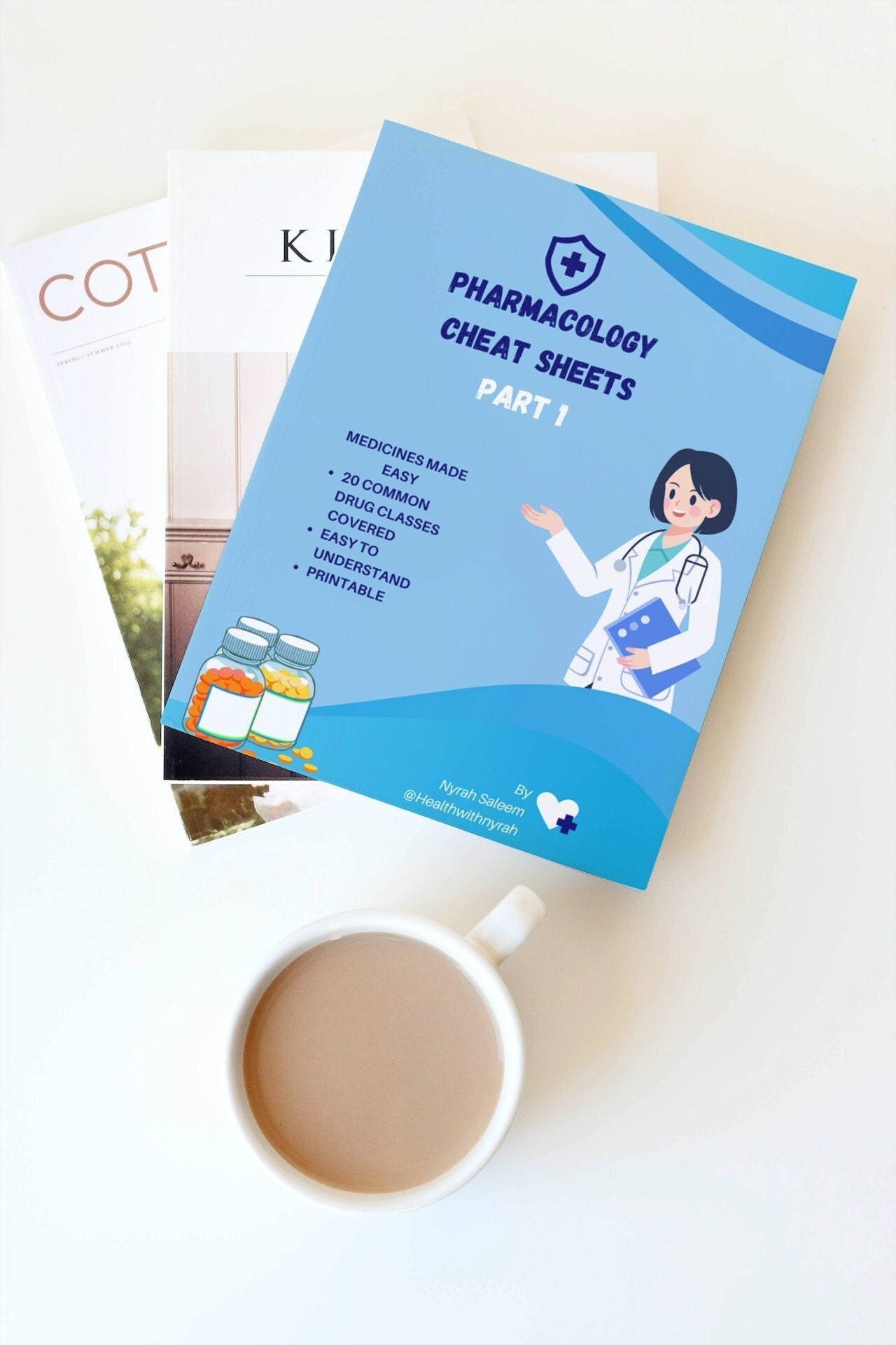 Pharmacology Cheat Sheets Revision Notes Printable Flash Cards ...