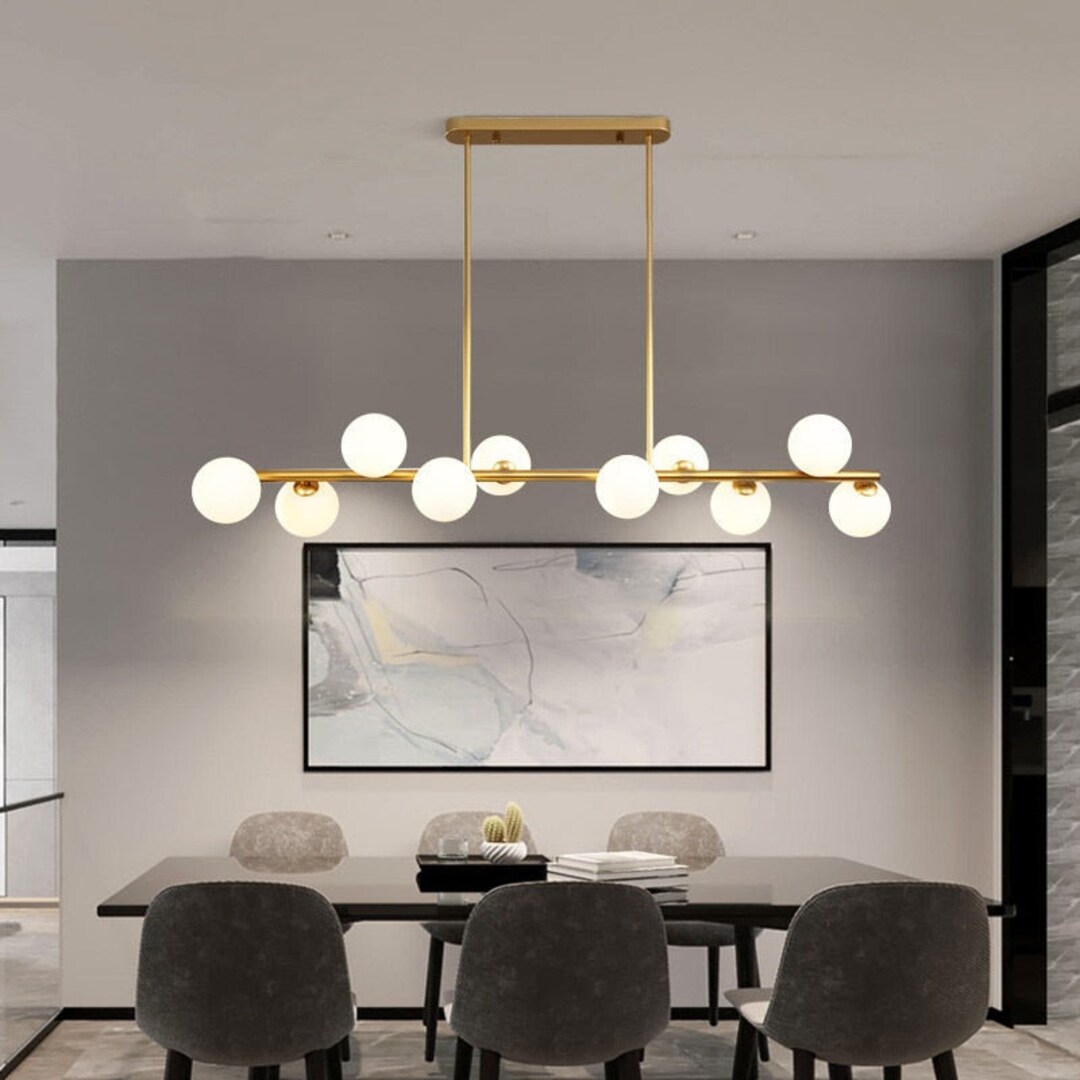 The Illuminator Mike White Glass Bubble Chandelier,moon Chandelier ...