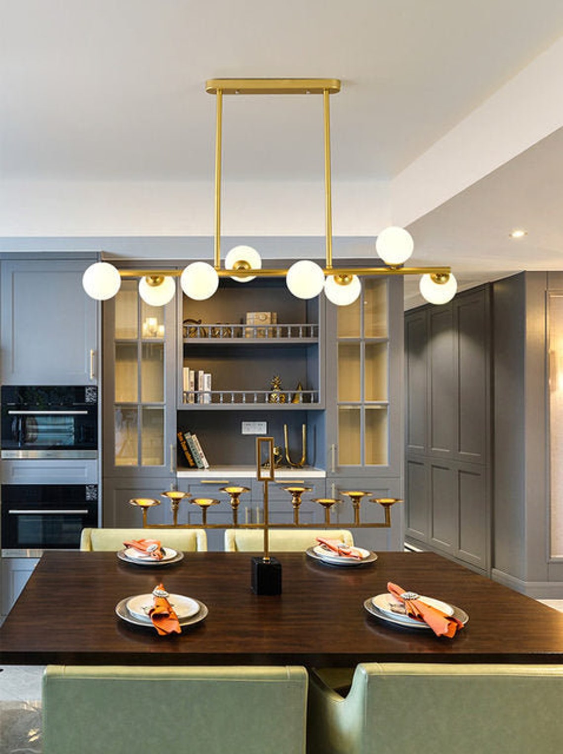 The Illuminator Mike White Glass Bubble Chandelier,moon Chandelier ...