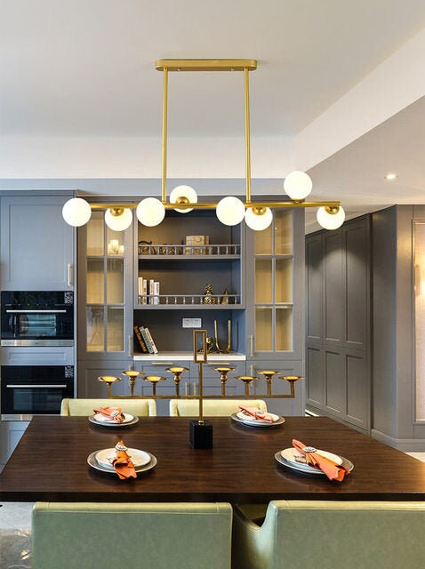 The Illuminator Mike White Glass Bubble Chandelier,moon Chandelier ...