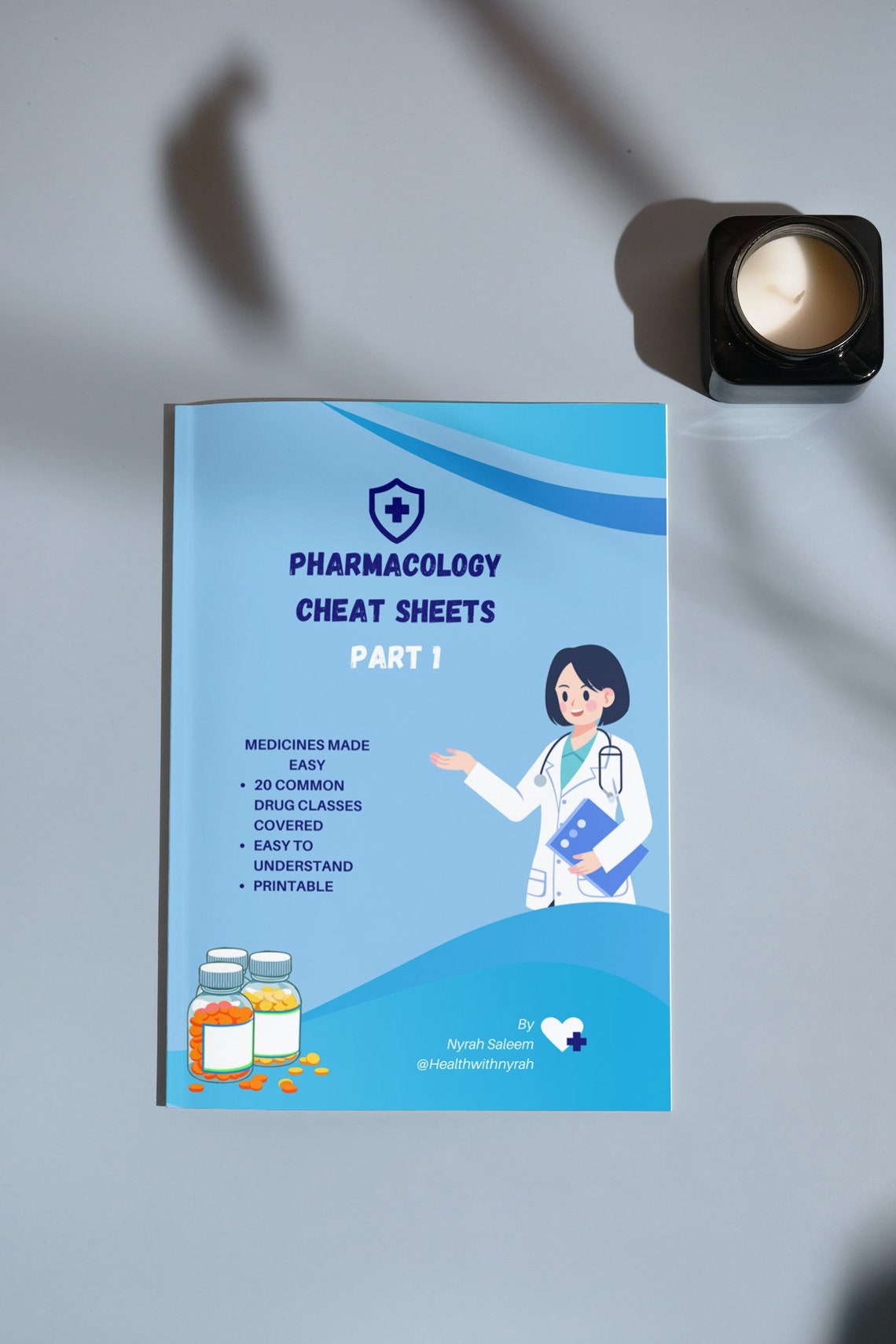 Pharmacology Cheat Sheets Revision Notes Printable Flash Cards ...