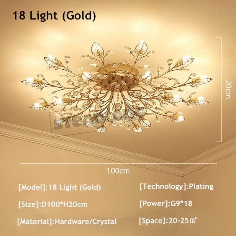 Flower Wall Mount Ceiling Light, Modern Flush Mount Home Gold Black LED ...