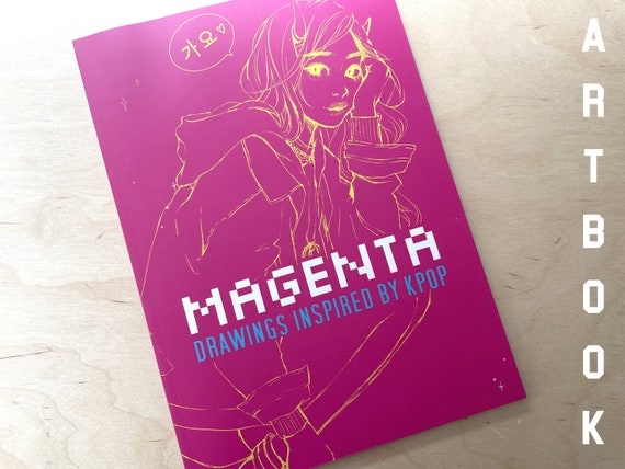 Magenta Drawings Inspired by K-pop artbook - Etsy