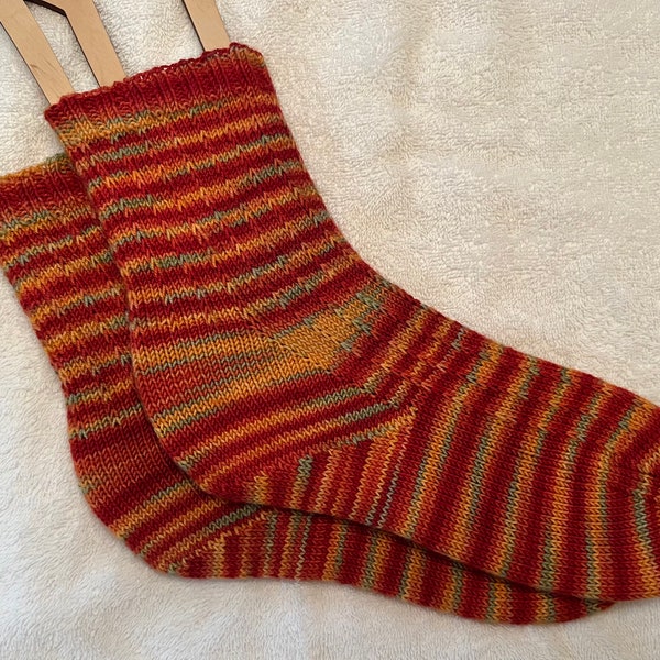 Hand Knitted Socks - Etsy