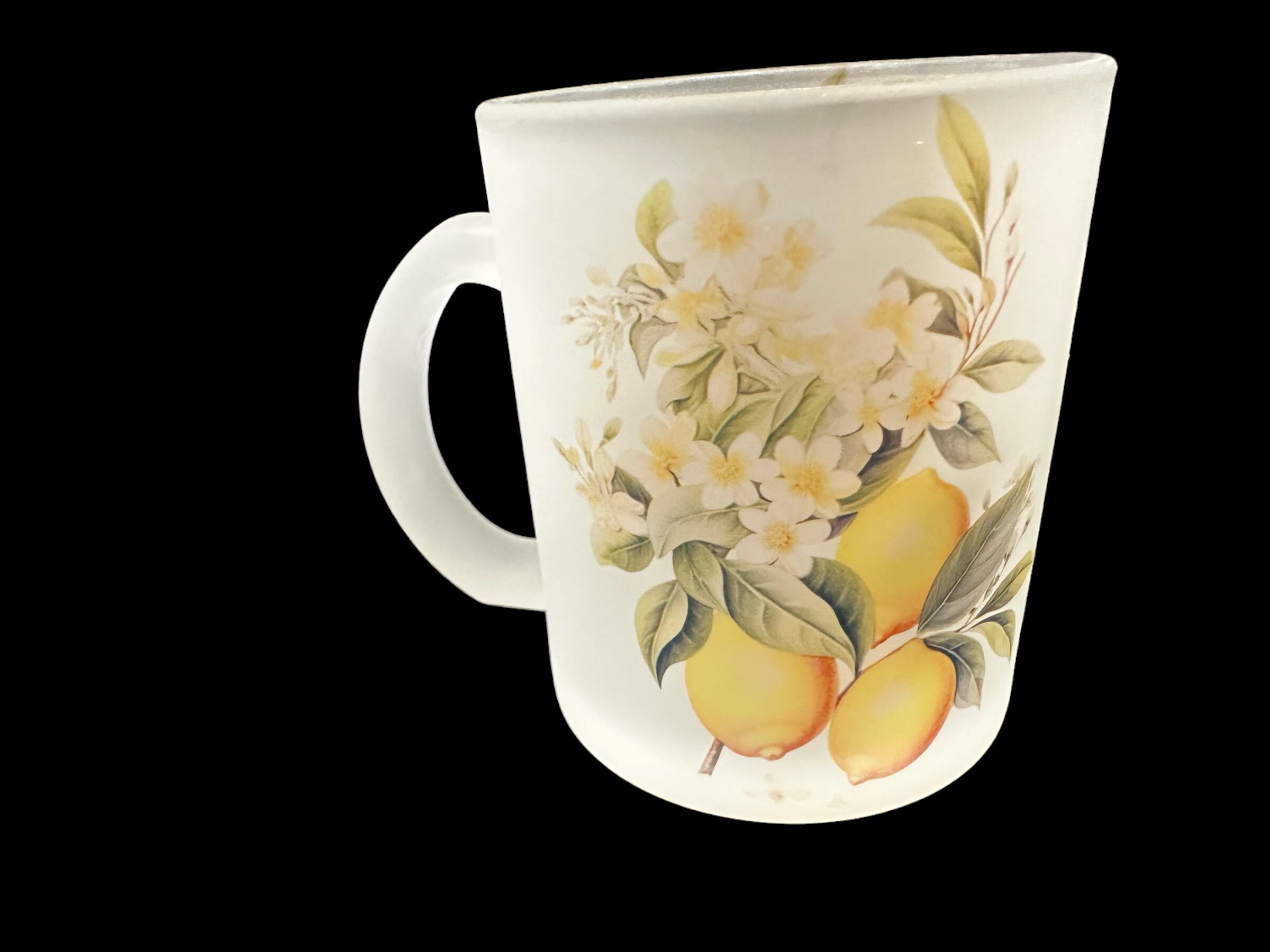 Frosted Coffee Mugs Watercolor Floral - Etsy