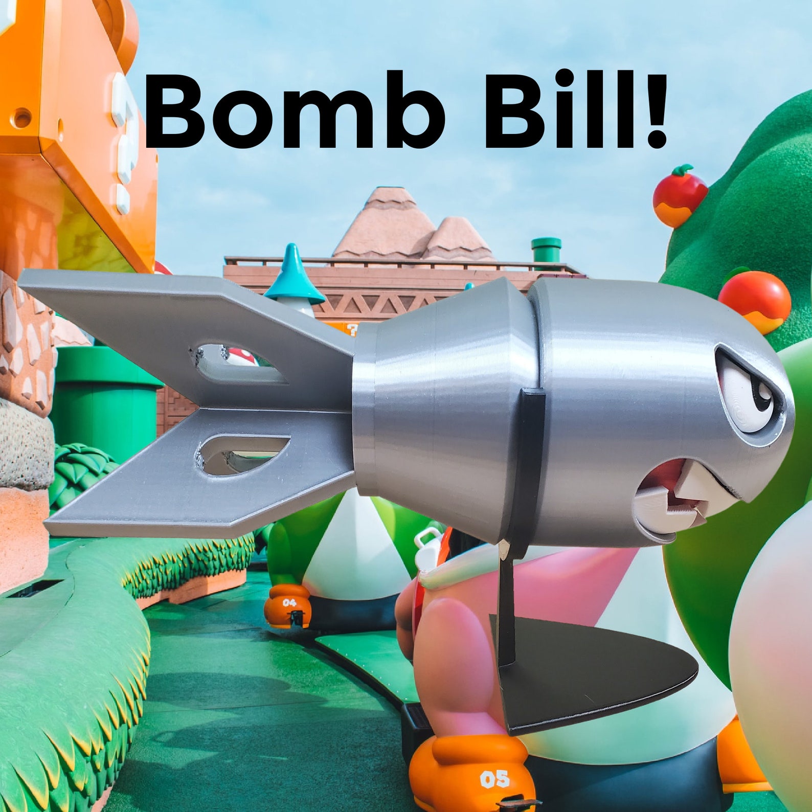 Banzai Bill Bullet Bill Bomb Bill | Etsy