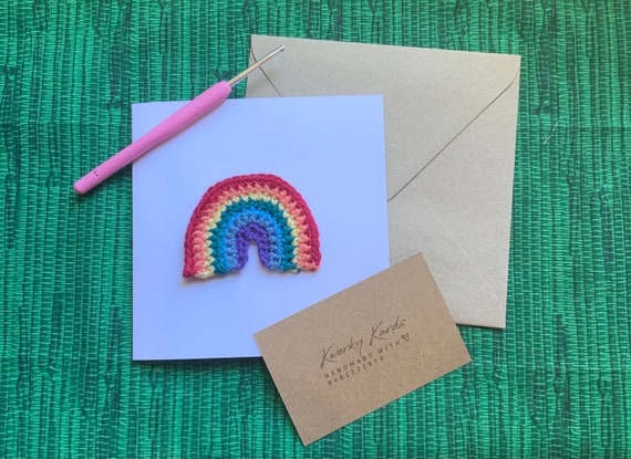Rainbow Card Blank Rainbow Card Handmade Rainbow Card 3D | Etsy