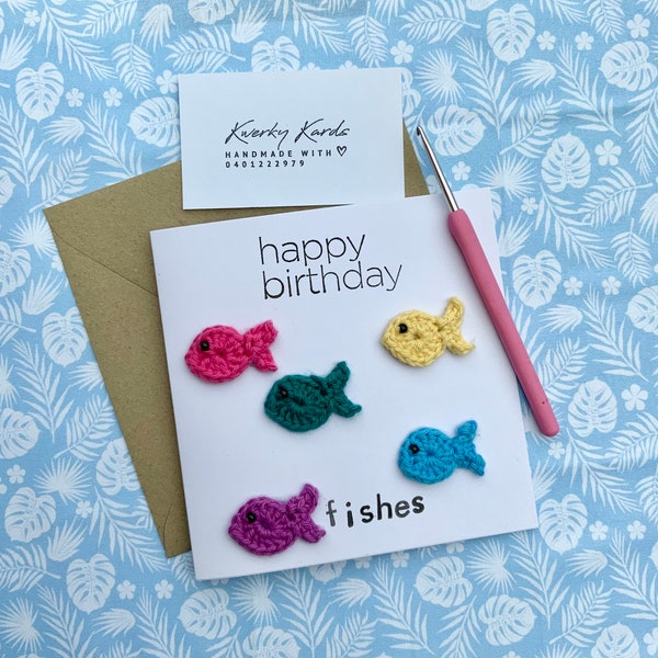 Fish Birthday Card - Etsy