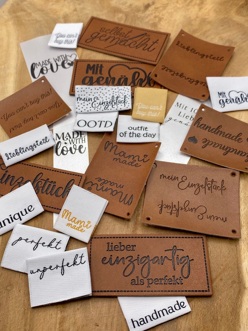 XXL Label Paket Set Geschenk Nähen - Etsy.de