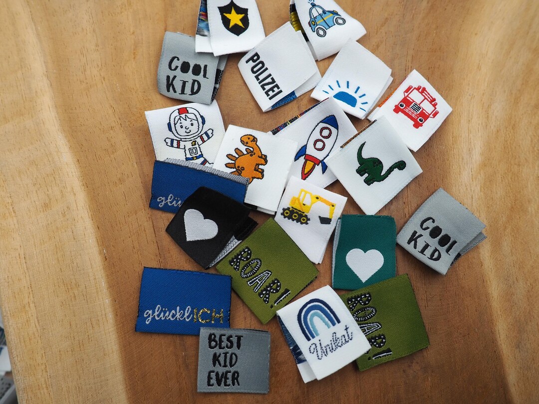 Label Web Labels Sew-on Textile Labels Woven Label Sew-on - Etsy