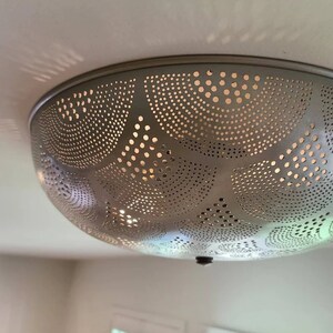 Flush Mount Ceiling Light, Ceiling Light Fixture, Moroccan Ceiling Lights, Semi Flush Mount ...