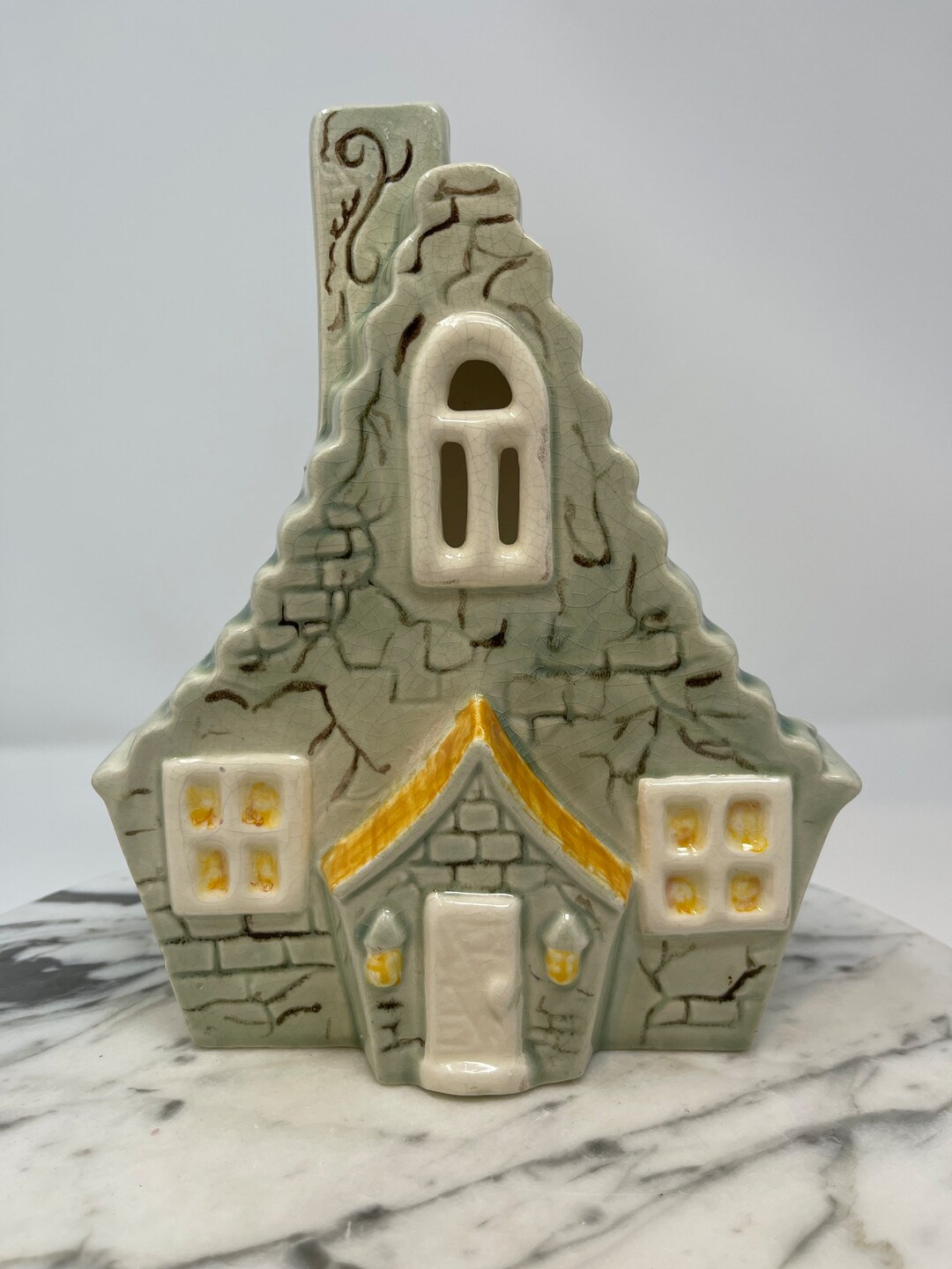 Vintage Ceramic Haunted House Planter Hobbyist Piece - Etsy