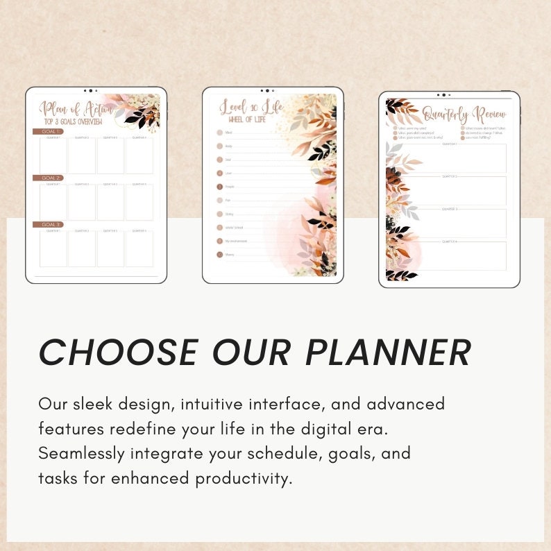 Smart Goal Planning Tracker / Vision Board Tracker / Success / Goal ...