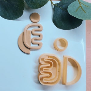 Abstract Art Set Cutter Polymer Clay Earring Cutter, Clay Cutter Tool ...
