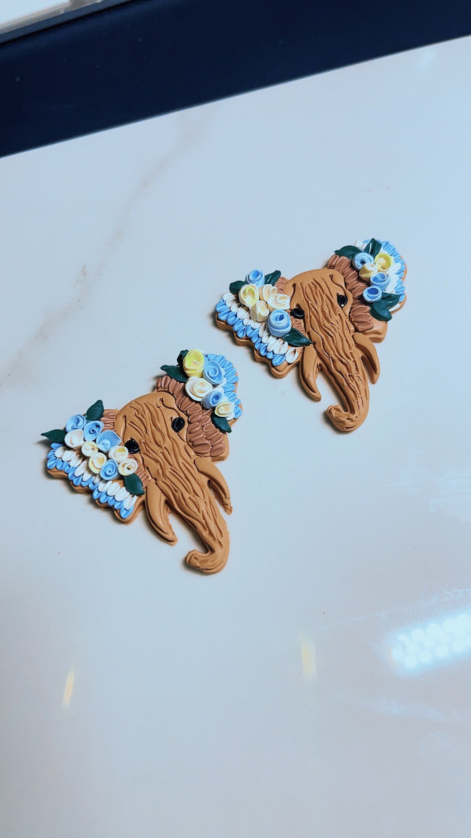 Ellie Elephant Cutter Polymer Clay Earring Cutter Clay - Etsy