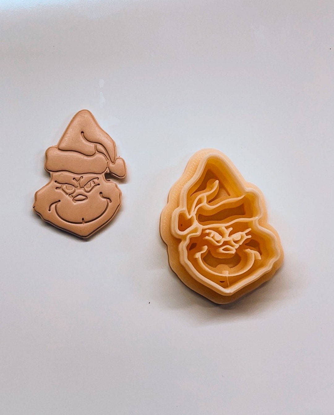 Santa Grinch Polymer Clay Earring Cutter, Holiday Jewelry Making - Etsy