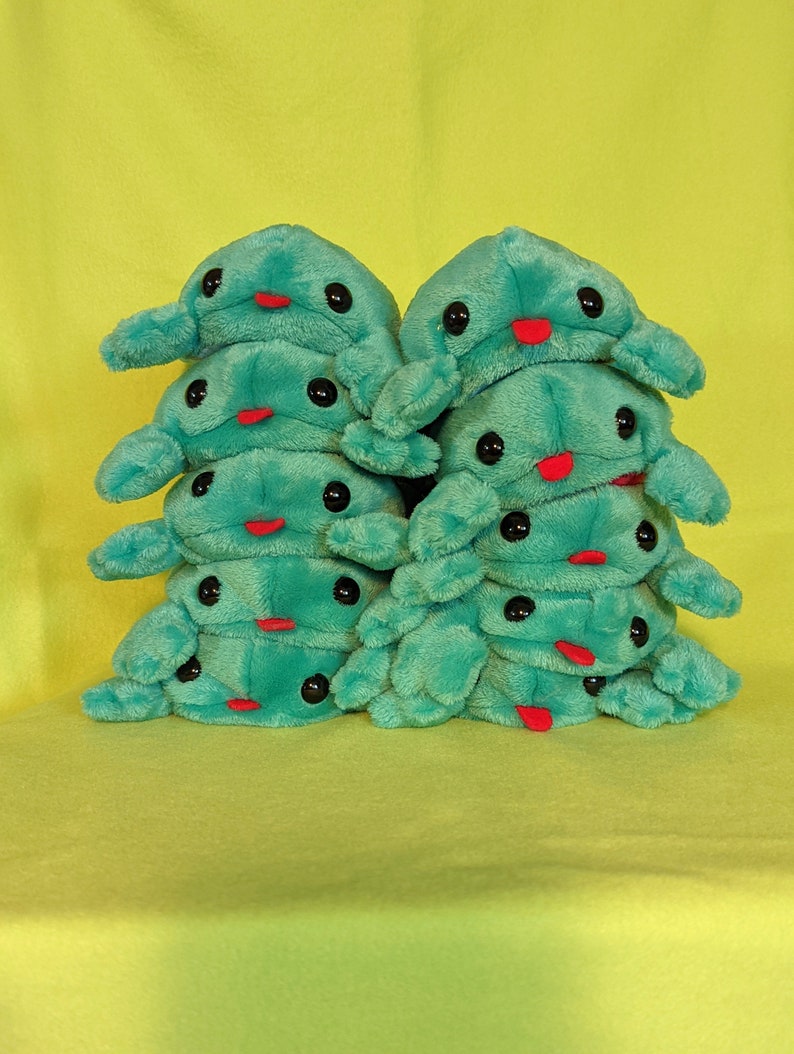 Pride Frog Plushie LGBTQ Handmade Weighted Plush MADE to - Etsy