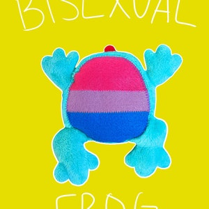 Pride Frog Plushie, LGBTQ+ Handmade Weighted Plush - MADE to ORDER - Etsy