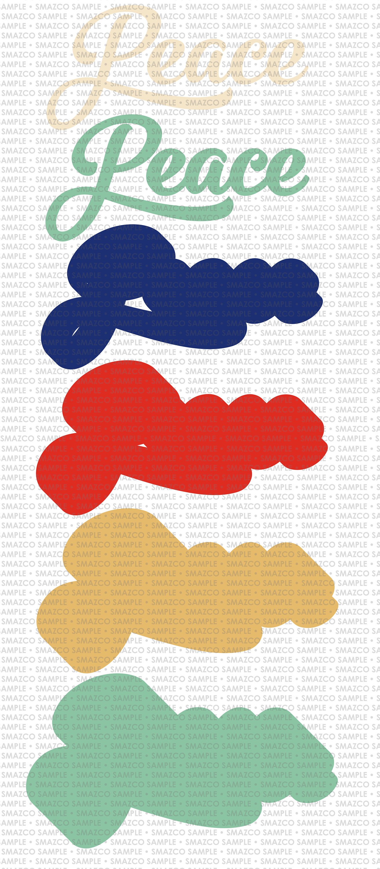 Retro Peace Text SVG Vector Cut File INSTANT DOWNLOAD - Etsy UK