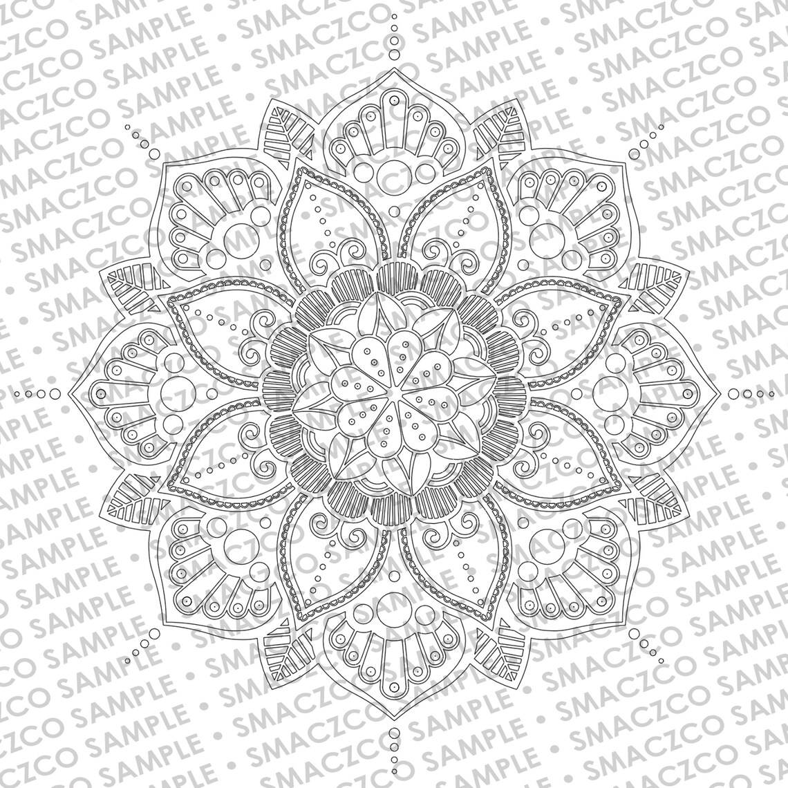 Intricate Mandala SVG | Vector | Cut File | INSTANT DOWNLOAD - Etsy