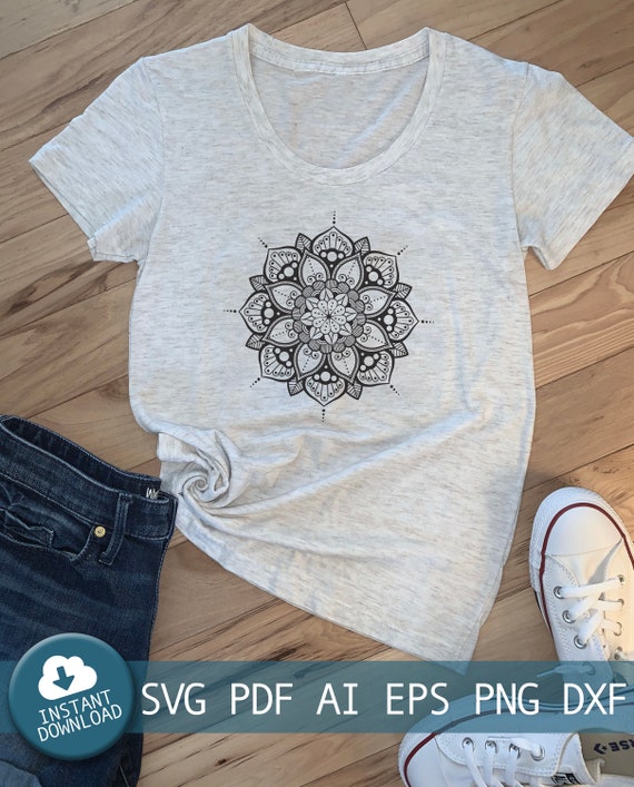 Intricate Mandala SVG Vector Cut File INSTANT DOWNLOAD | Etsy