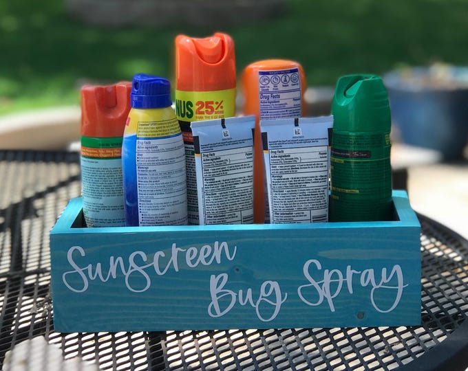 SUNSCREEN Storage Bucket - Etsy