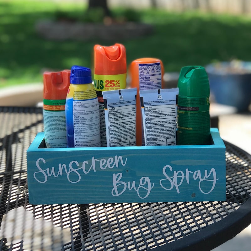 Outdoor Sunscreen Storage - Etsy