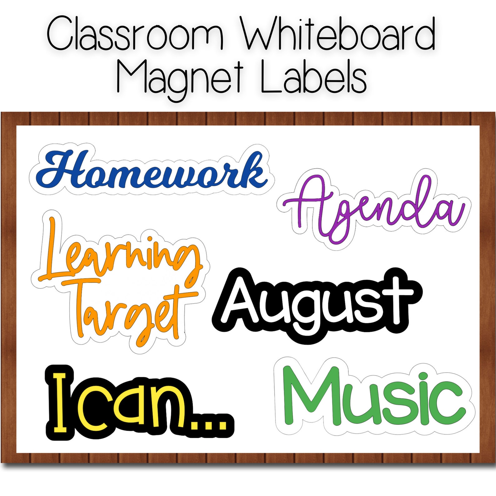 Customizable Classroom Whiteboard Magnets Teacher Decor - Etsy