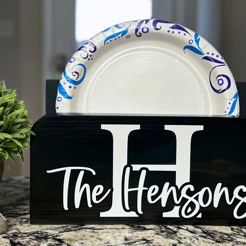 Paper Plate Holder - Etsy