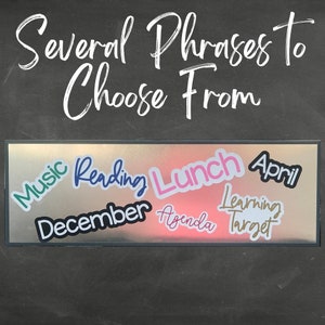 Customizable Classroom Whiteboard Magnets Teacher Decor - Etsy