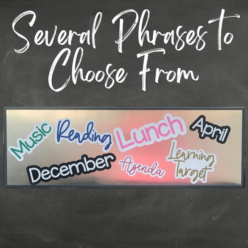 Customizable Classroom Whiteboard Magnets Teacher Decor - Etsy