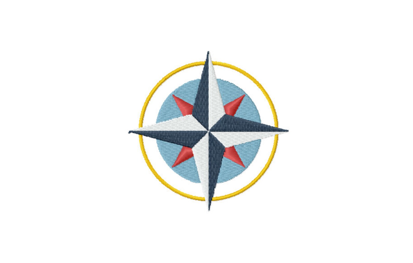 COMPASS Embroidery Design. Camping Machine Embroidery File. South North ...