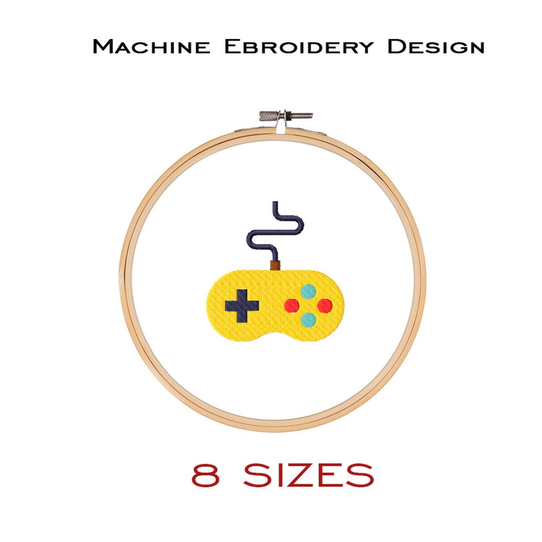 JOYSTICK Embroidery Design. Play Station Embroidery Design. Xbox ...