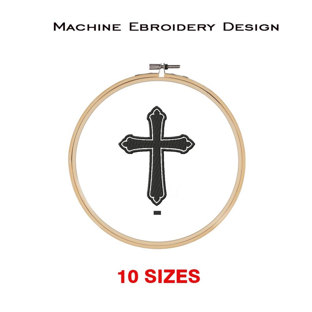 CATHOLIC CROSS Embroidery Design. CROSS Machine Embroidery File - Etsy