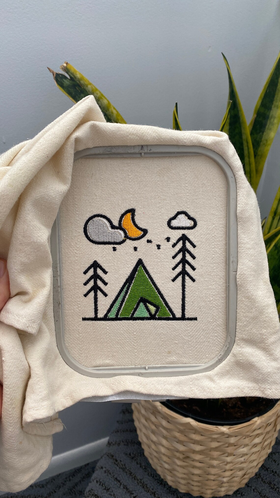 CAMPING TENT Embroidery Design. Camping Tent Bbq Forest - Etsy New Zealand