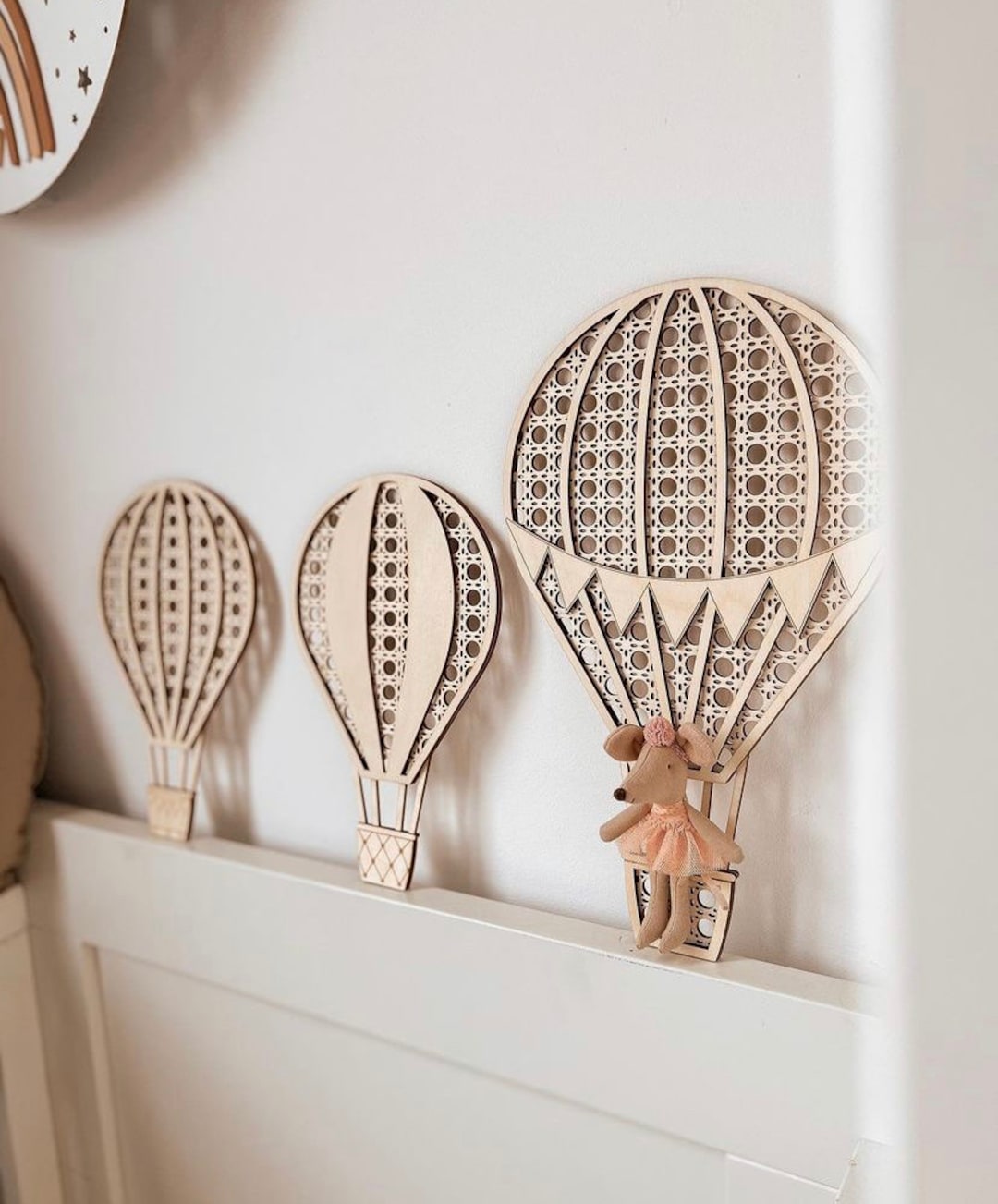 Heißluftballon, Hot Air Balloons, Wall Decor, Deko Für Kinderzimmer ...