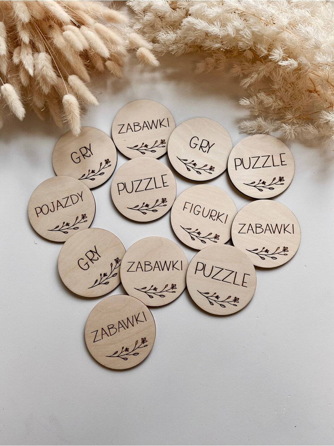 Nursery Decor Wooden Labels Ikea Trofast Box TROFAST Holz Anstecker ...