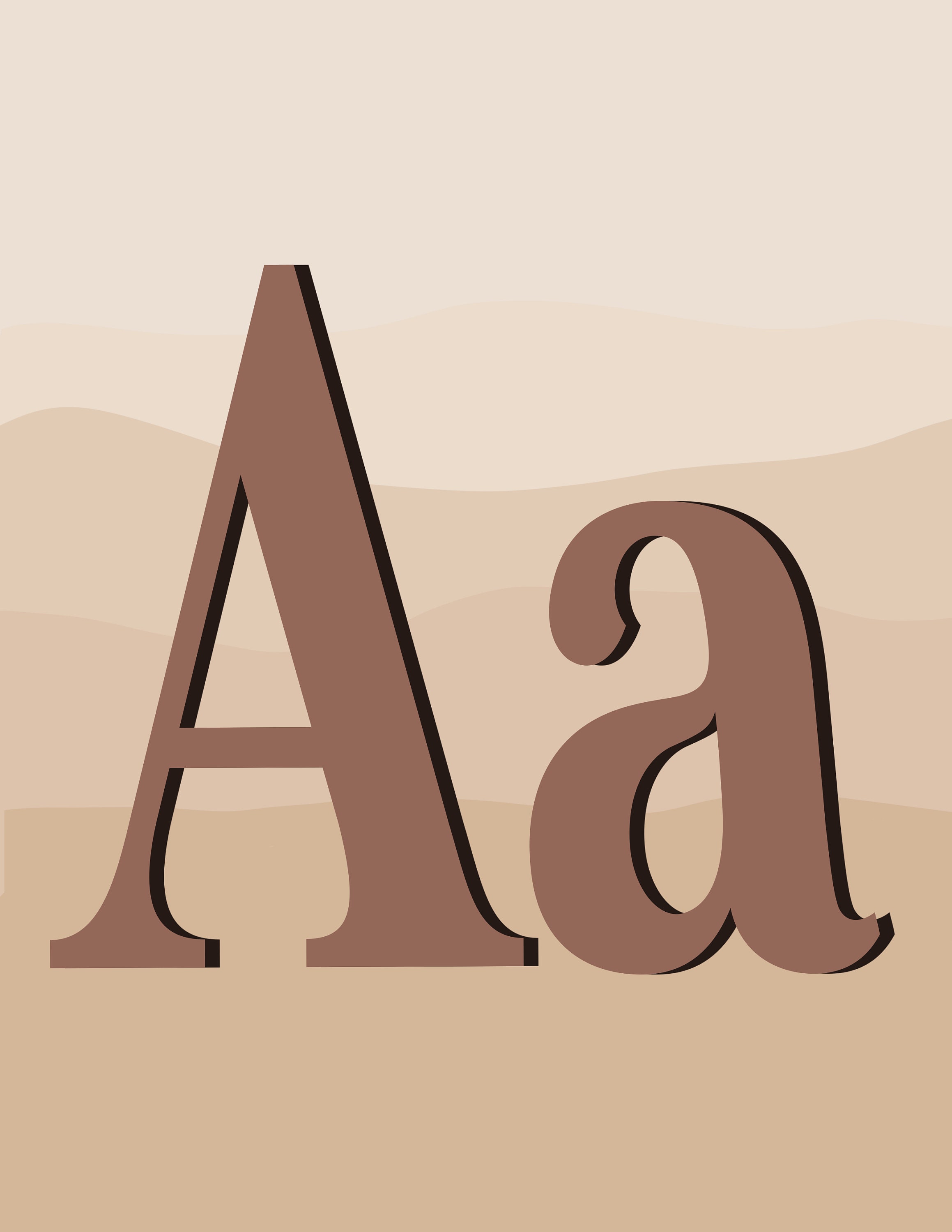 Boho Inspired Alphabet Posters - Etsy