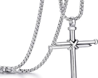 Boys Cross Necklace - Etsy