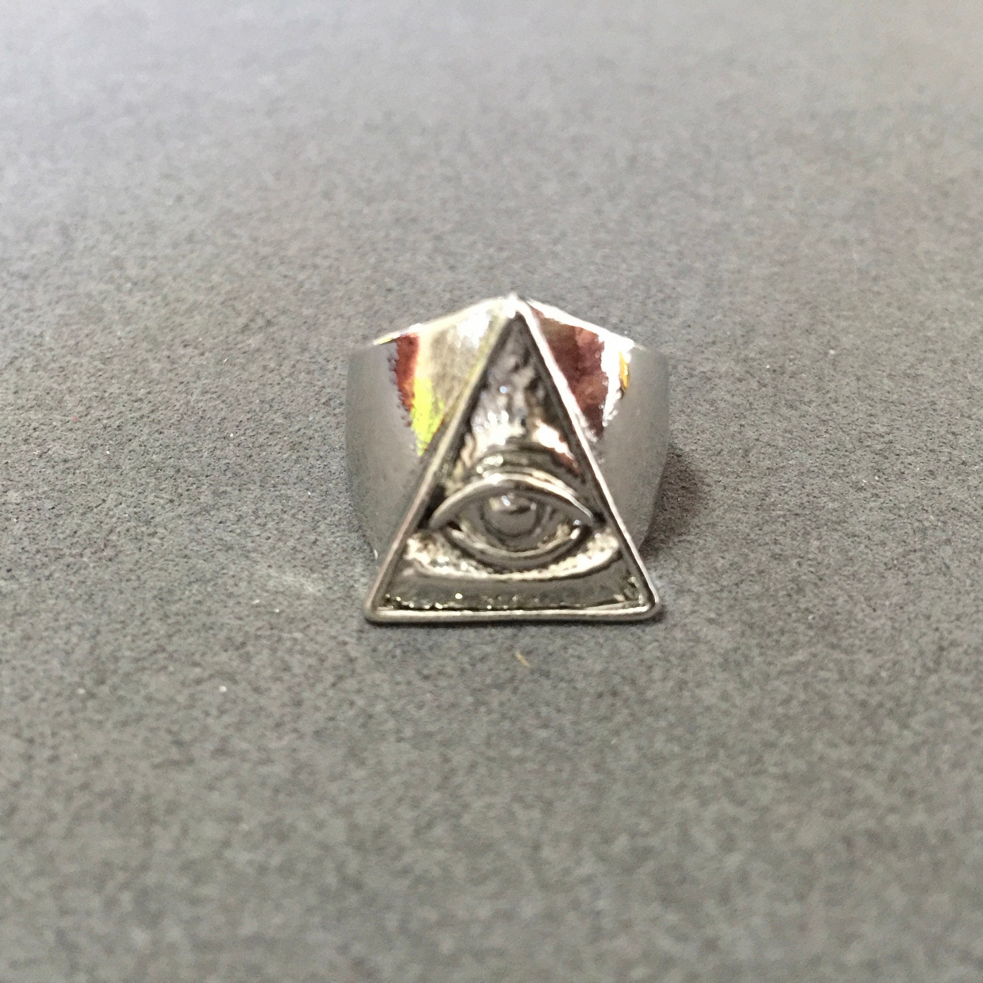 Vintage Triangle Eye Ring Eye of God Ring All Seeing Eye Ring | Etsy
