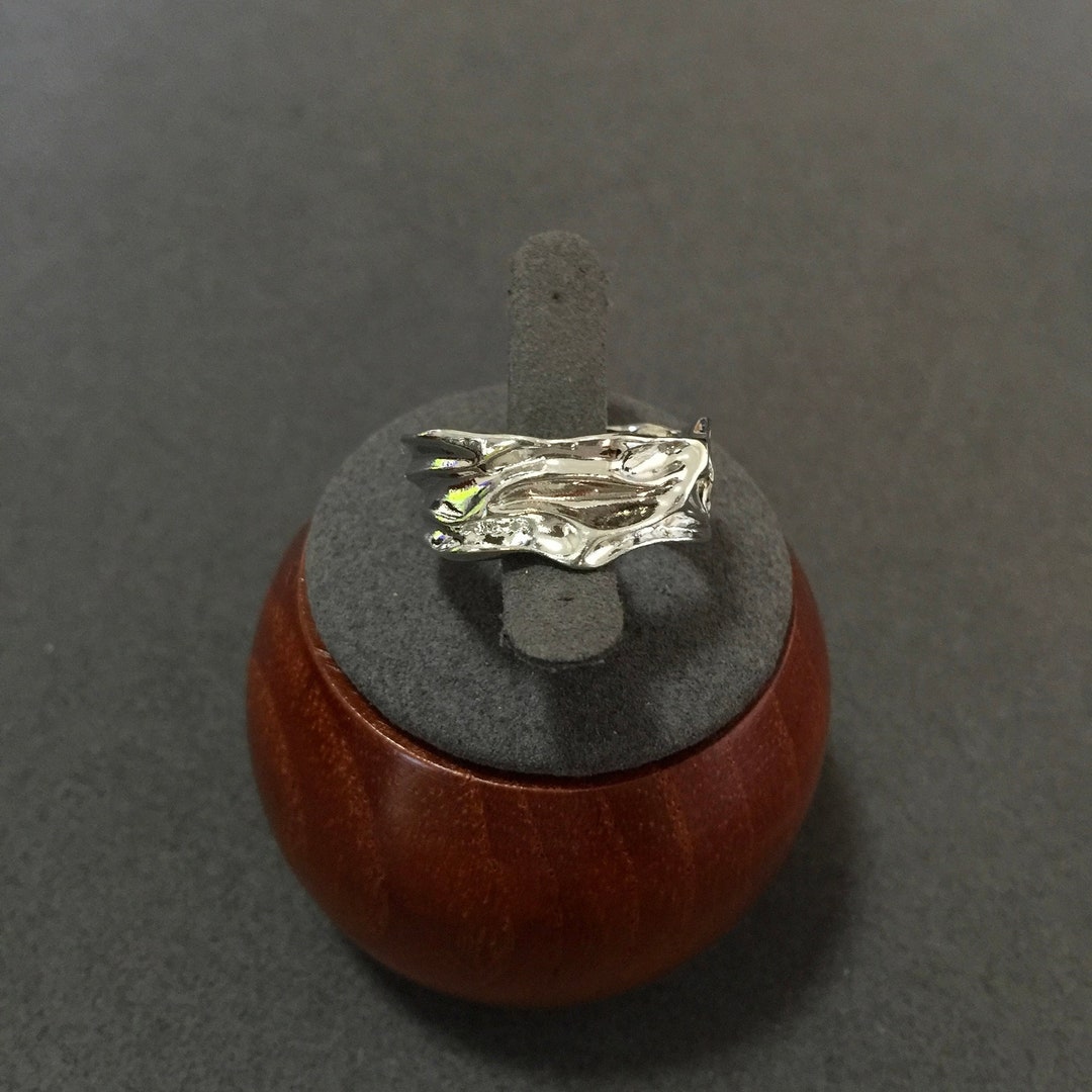 Extremely Design Irregular Bump Texture Ring Punk Engagement - Etsy