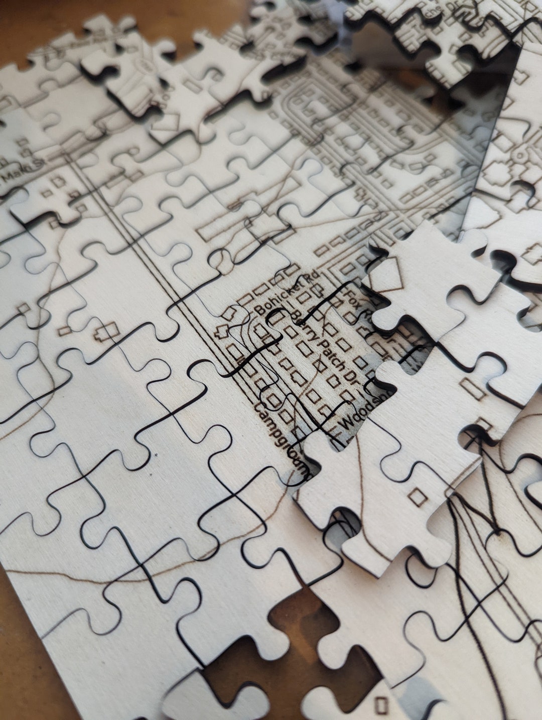 Ma'puzzle the Jigsaw Puzzle Map Made Just for You - Etsy