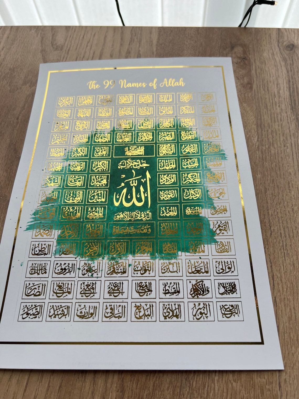 The 99 Names of Allah Swt without Border If You Would Like a - Etsy