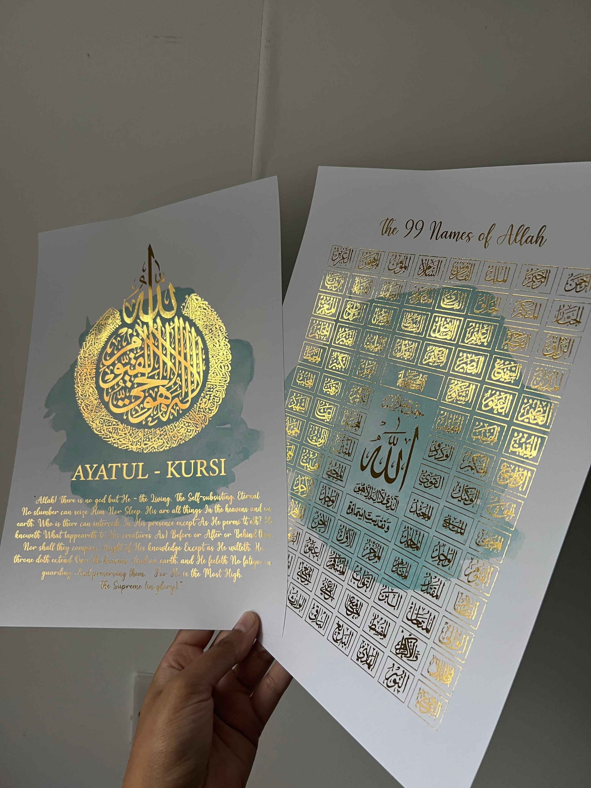 The 99 Names of Allah Swt without Border If You Would Like a - Etsy UK