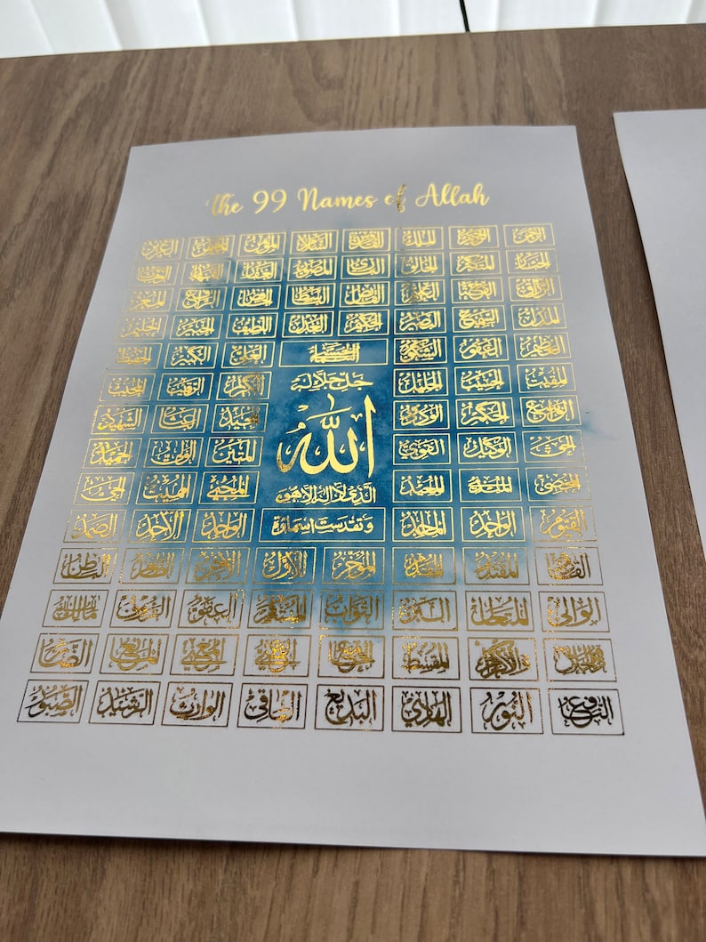 The 99 Names of Allah Swt (without Border) If You Would Like a Border ...