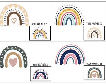Partner Matching Cards - Etsy