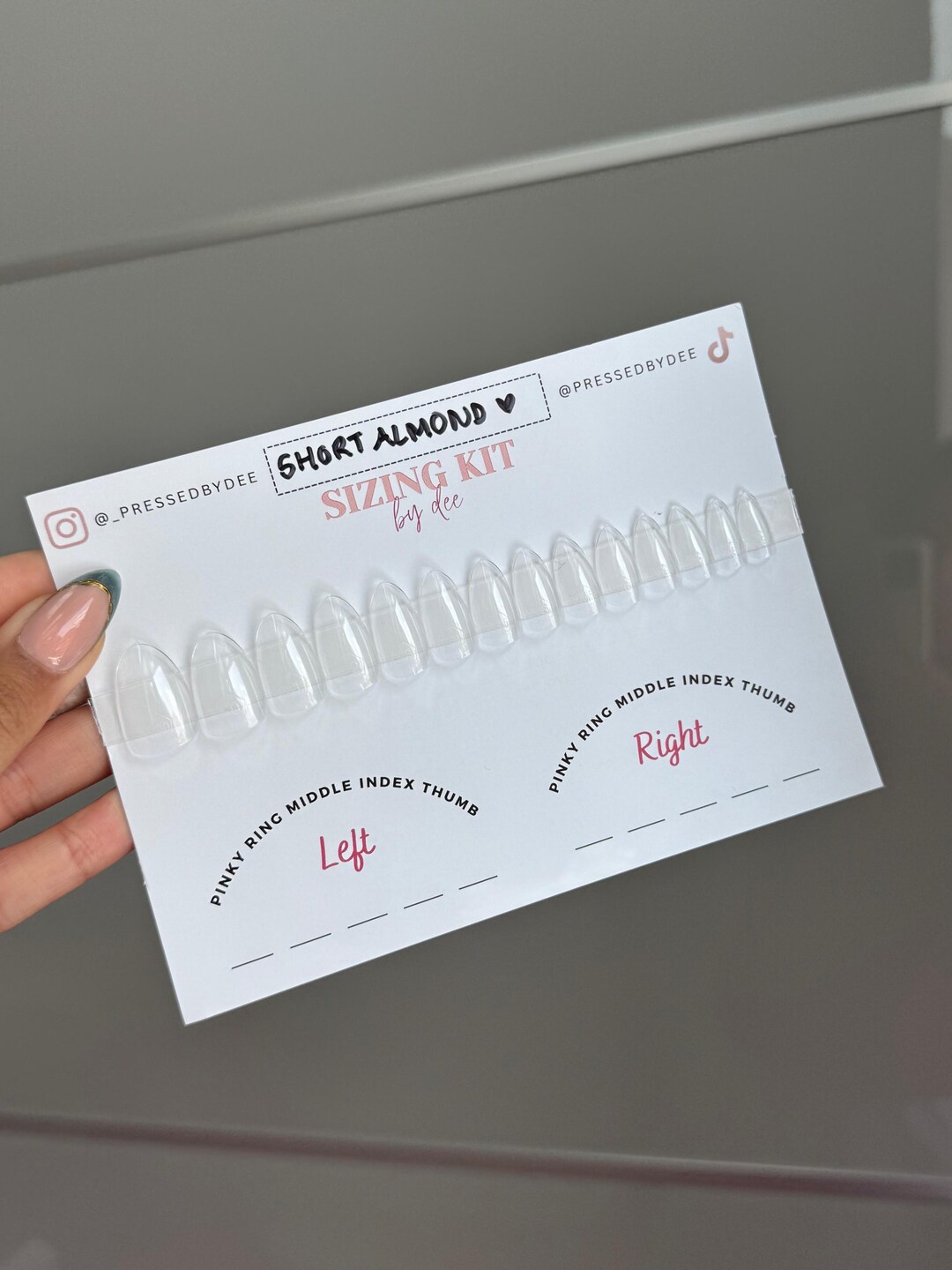 Sizing Kit - Etsy