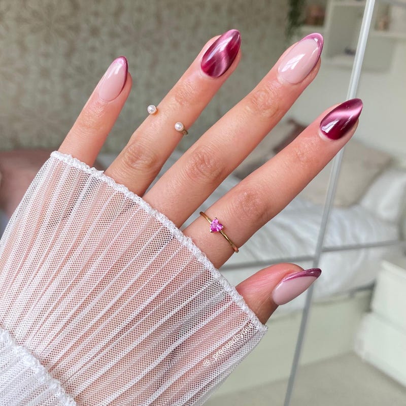 Cats Eye French Tip - Etsy UK