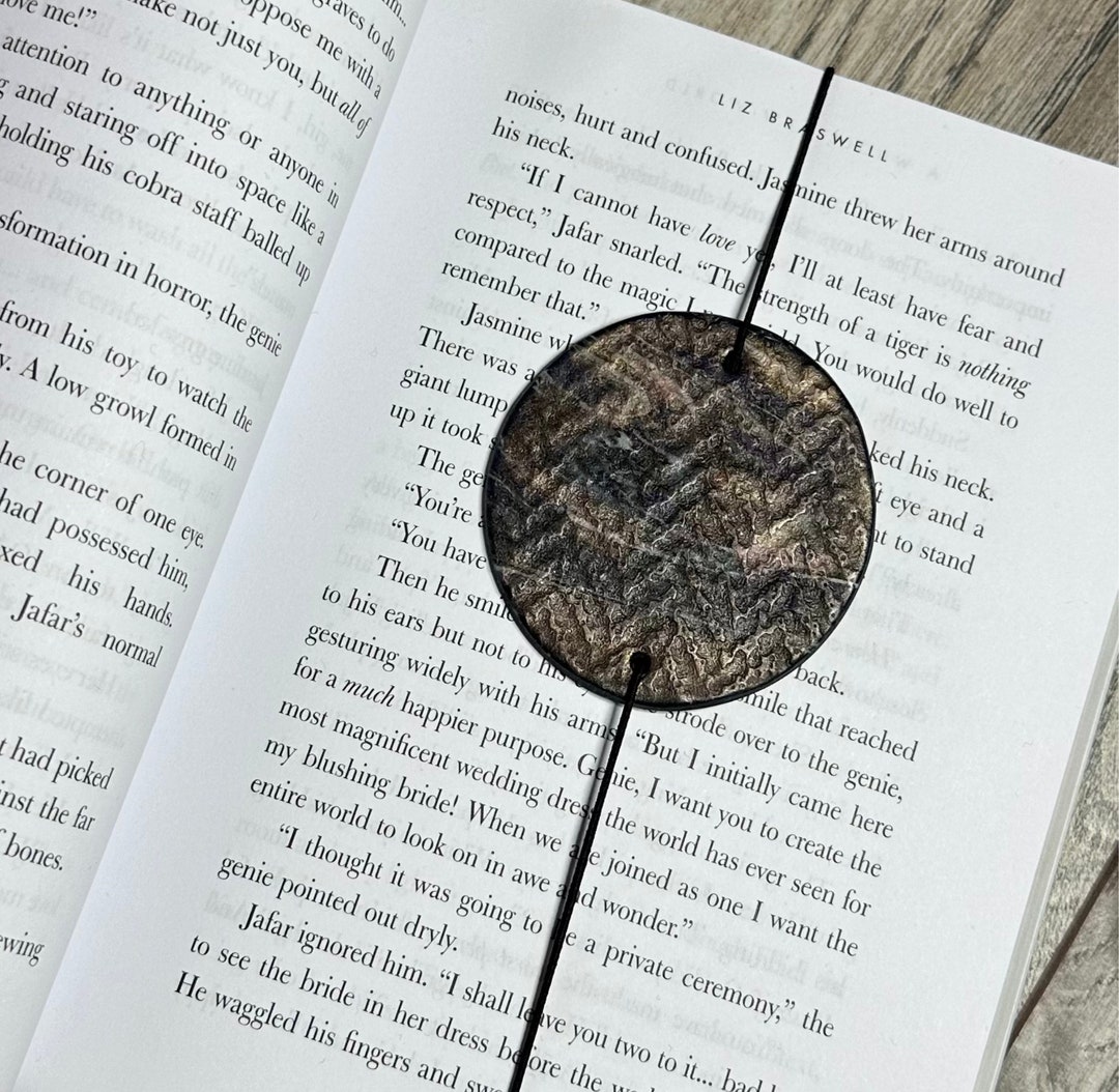 Elastic Bookmark Bronze Textured Elastic Planner Band Gift - Etsy